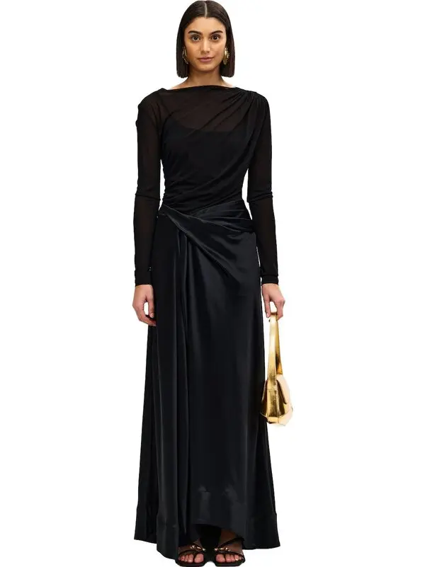 Acler Hertfordshire Maxi Dress - Black