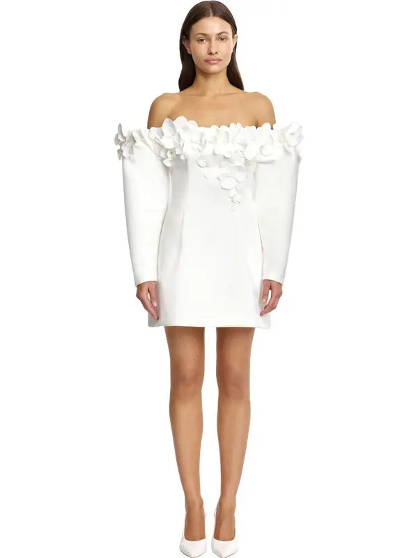 Acler Bunen Mini Dress - Ivory