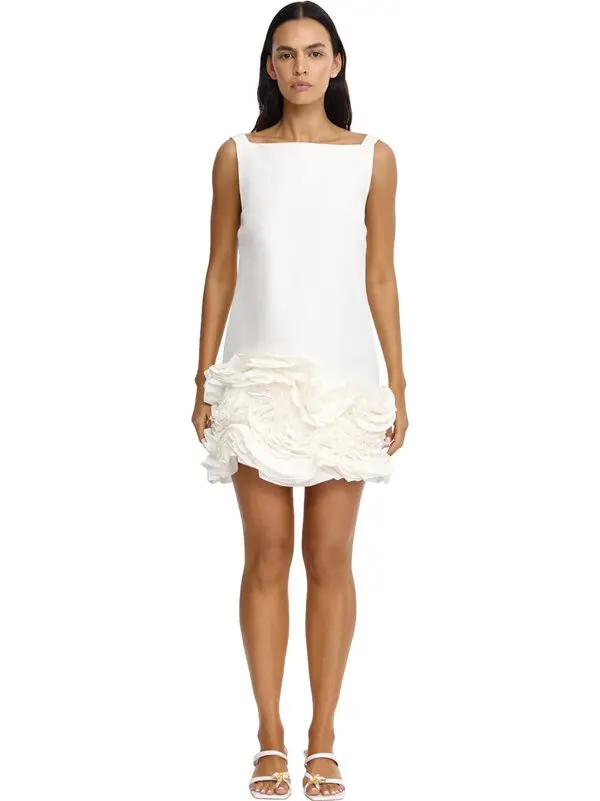 Acler Harris Mini Dress - Ivory