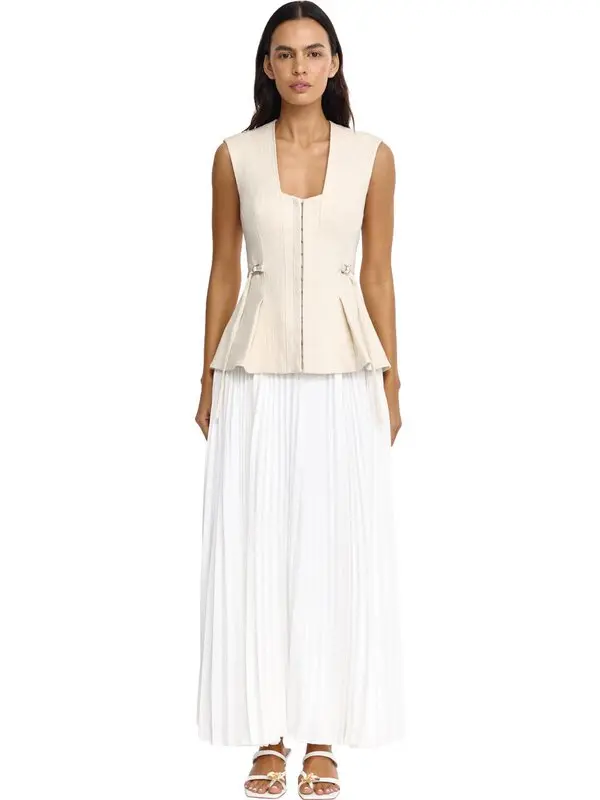 Acler Delny Dress - Pebble