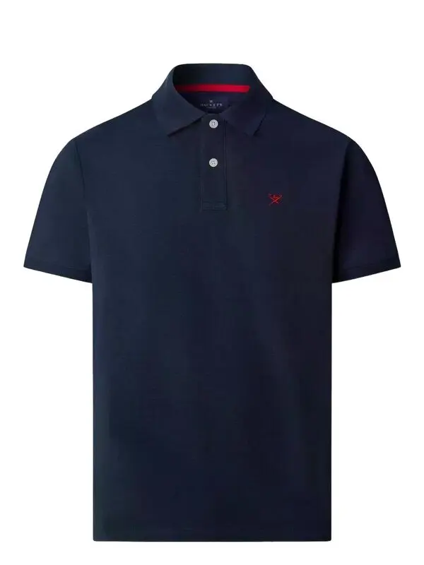 HACKETT LONDON Logo-embroidered Polo Shirt - Blue