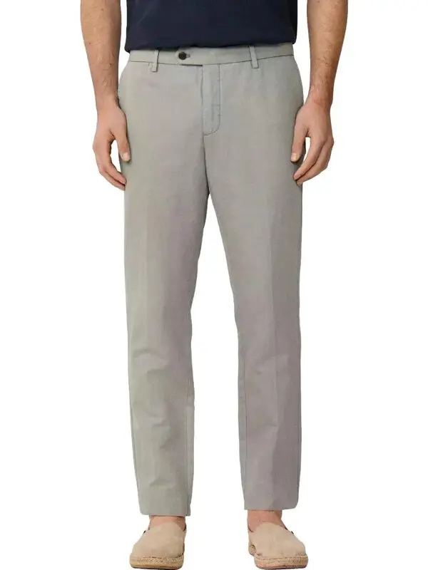 HACKETT LONDON Kensington Slim-fit Linen Chinos - Grey