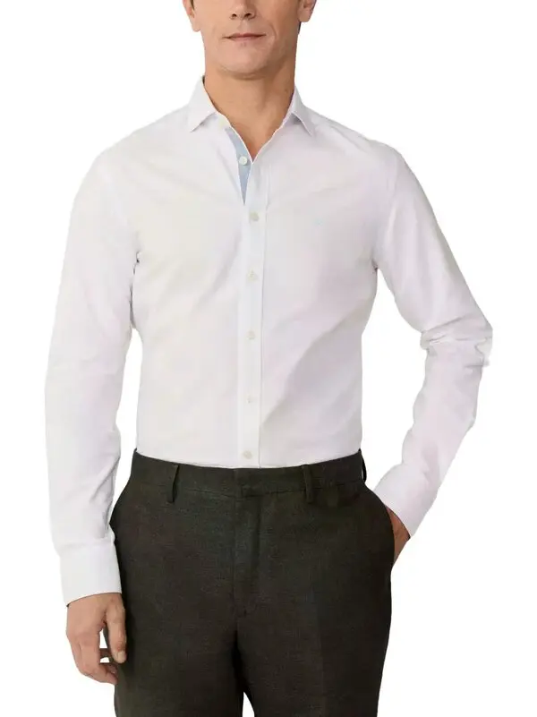 HACKETT LONDON Oxford Multi-trim Shirt - White