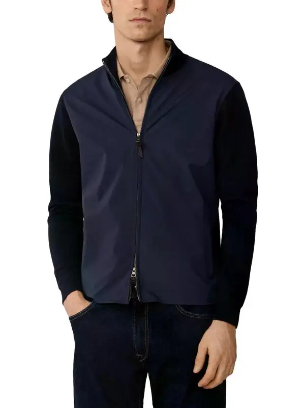 HACKETT LONDON Milano Stitch Hybrid Jacket - Blue