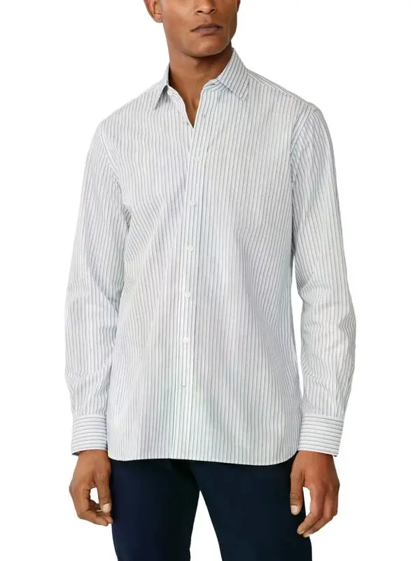 HACKETT  Striped-pattern Shirt - Green