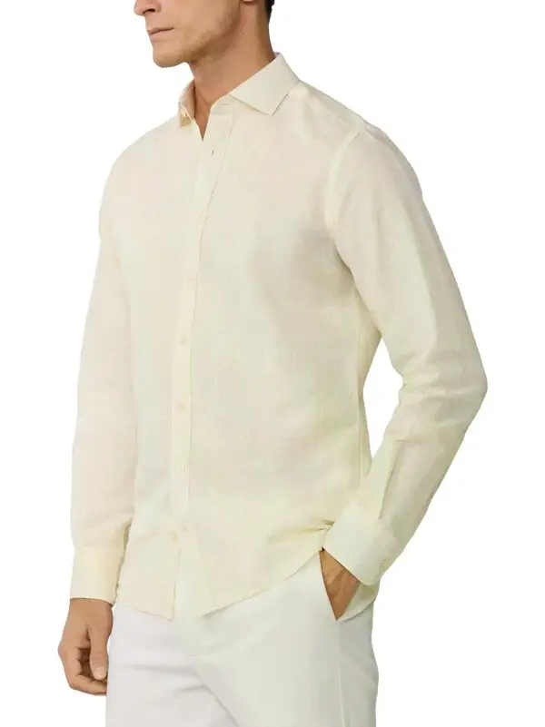 HACKETT LONDON Bengal Stripe Tailored-fit Shirt - Yellow