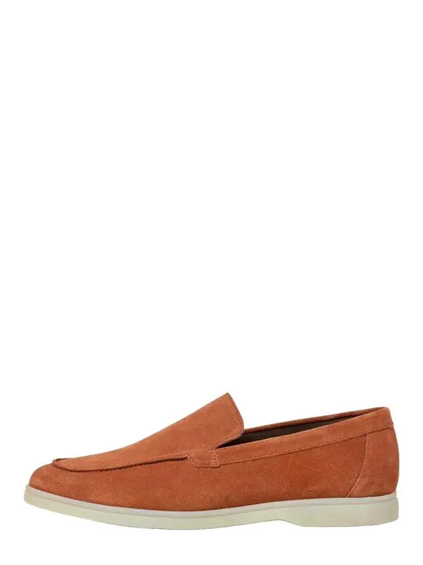 HACKETT LONDON Martin Suede Loafers - Orange
