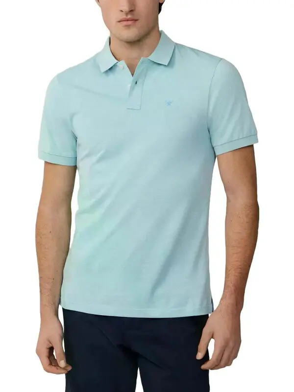 HACKETT LONDON Logo-embroidered Polo Shirt - Blue
