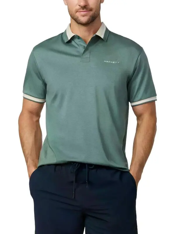 HACKETT LONDON Hs Club Tipped-trim Polo Shirt - Green