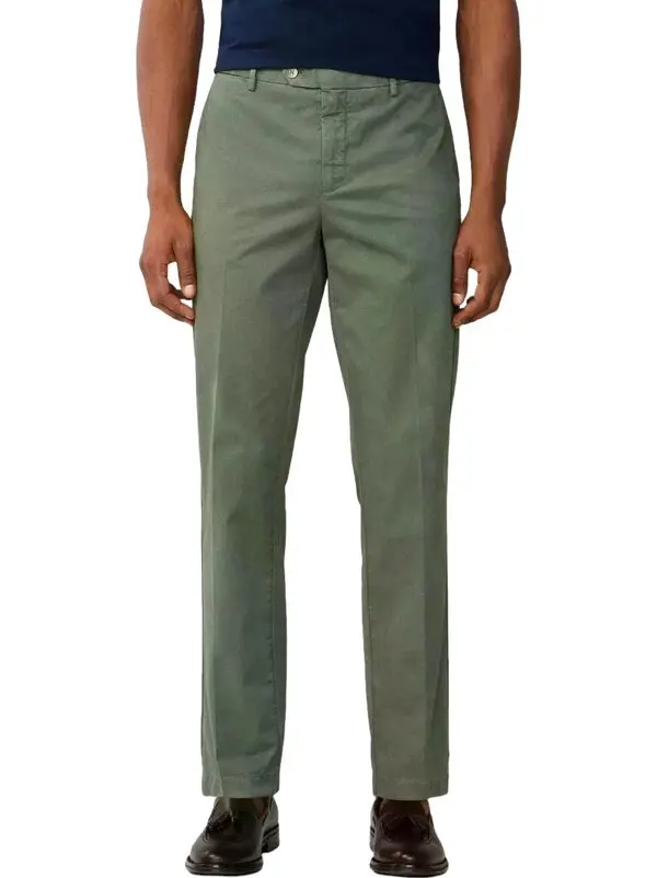 HACKETT LONDON Stretch-cotton Chinos - Green