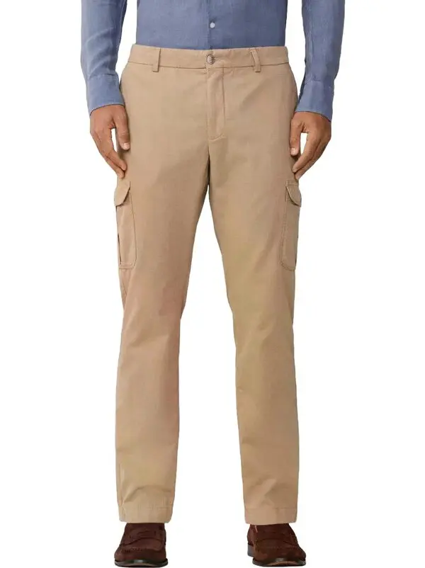 HACKETT LONDON Kensington Slim-fit Cargo Pants - Neutrals