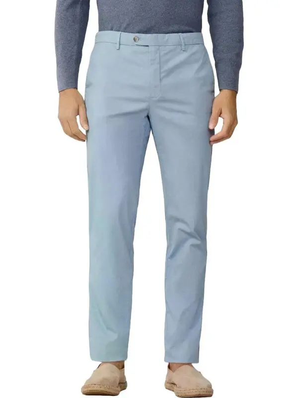 HACKETT LONDON Kensington Slim-fit Trousers - Blue