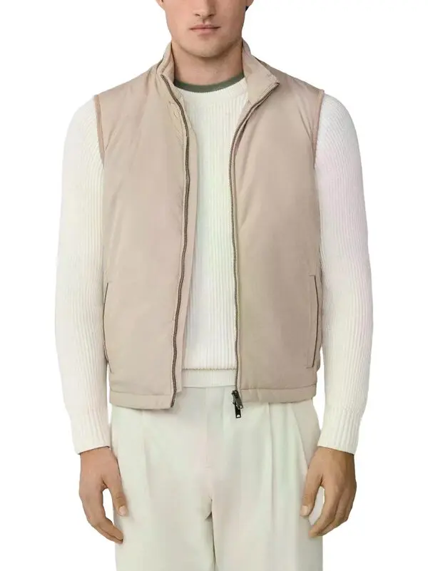 HACKETT LONDON Windsor Hybrid Gilet - Neutrals