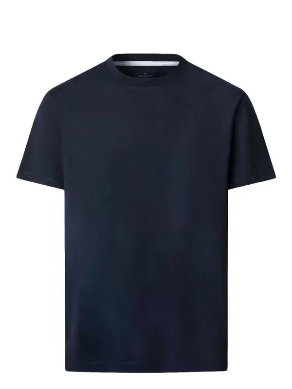 HACKETT LONDON Pima Logo-detail Cotton T-shirt - Blue