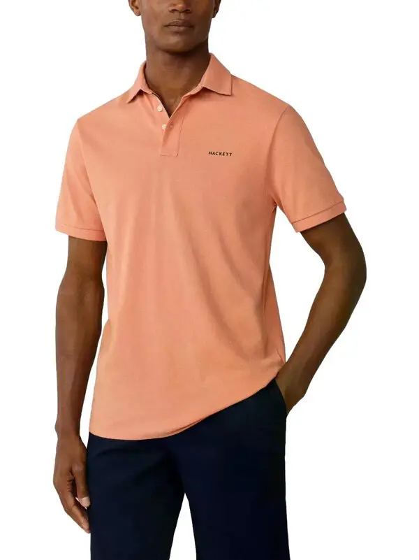 HACKETT  Swim Trim Polo Shirt - Orange