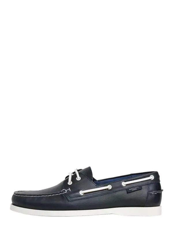 HACKETT LONDON Deck One Boat Shoes - Blue