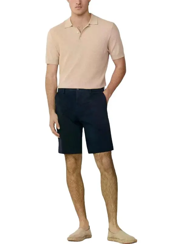 HACKETT LONDON Sanderson Twill Bermuda Shorts - Blue