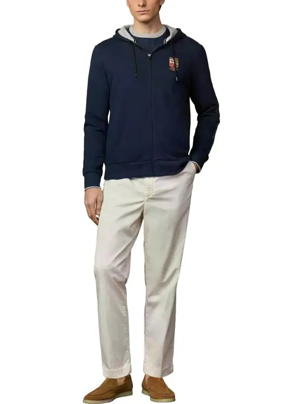 HACKETT LONDON Rowing Club Zip Hoodie - Blue