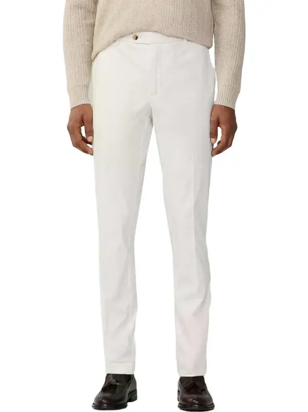 HACKETT LONDON Kensington Slim-fit Trousers - White