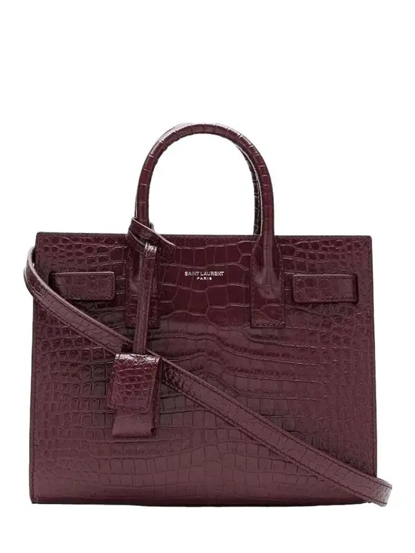 Saint Laurent Sac De Jour Nano Top-handle Bag - Red