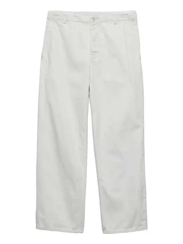 Prada Bleached Denim Jeans - Sky-blue