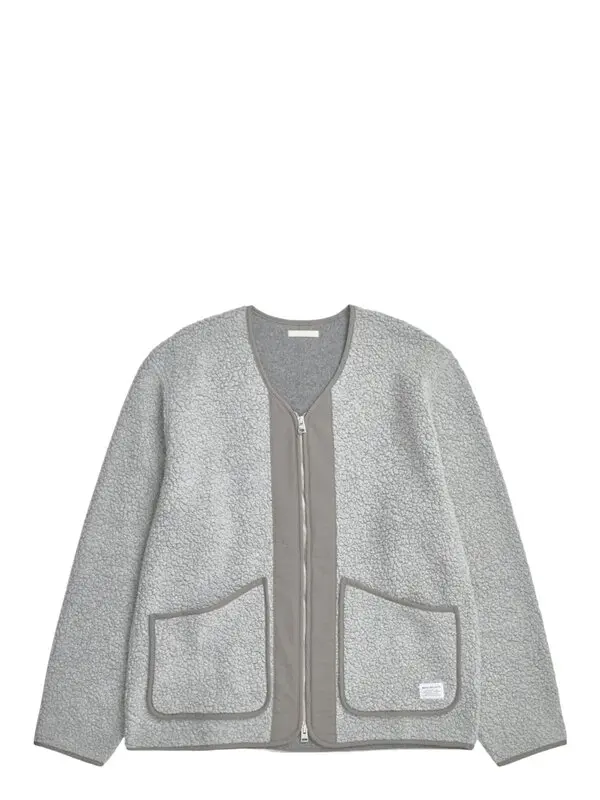 Norse Projects Wool Blend Zip-up Casual Jacket - Gray