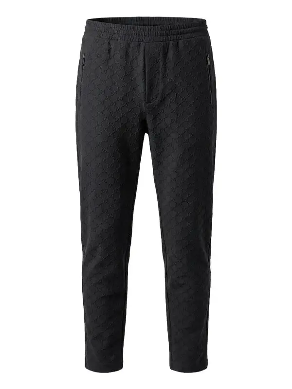 Gucci Gg Jersey Jacquard Sportswear Pants - Black