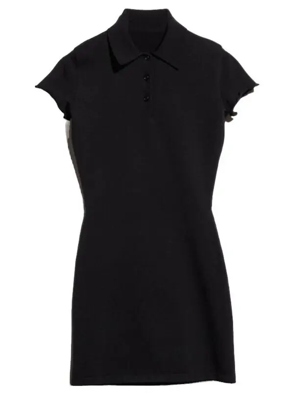 Gucci Stretch Silk Dress - Black