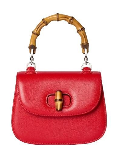 Gucci Bamboo 1947 Mini Bag - Red