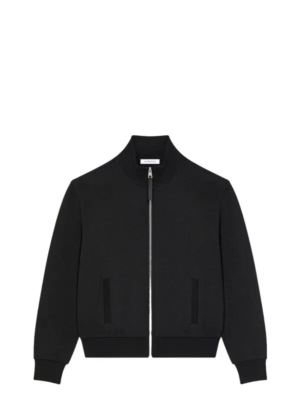 Givenchy Long-sleeved Zip-up Sweatshirt - Black