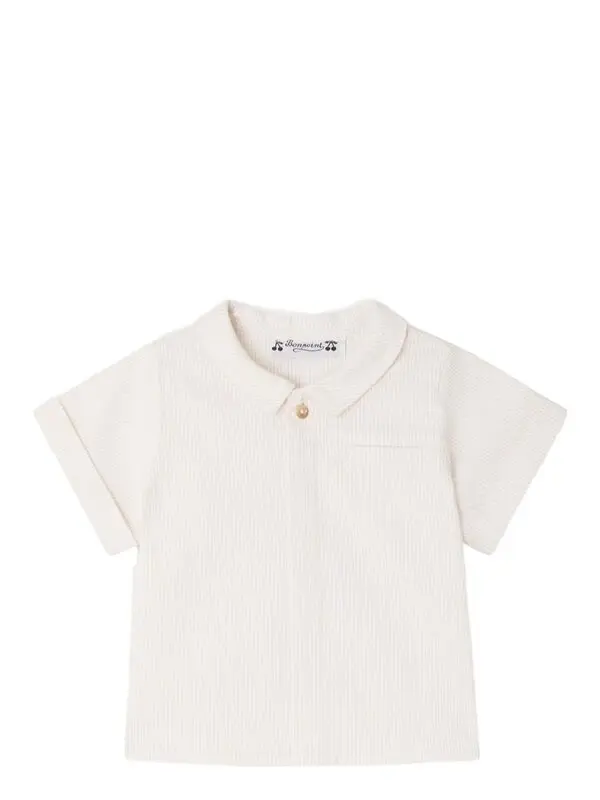 Bonpoint Striped Shirt - Light Brown