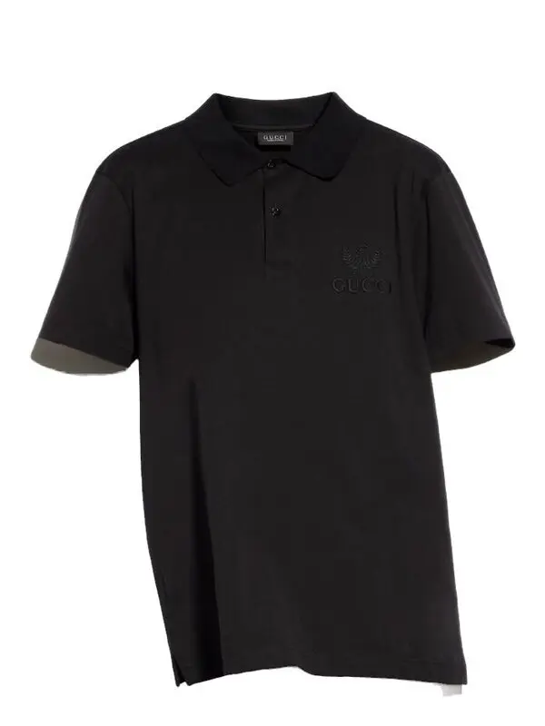 Gucci Jersey Polo Shirt - Black