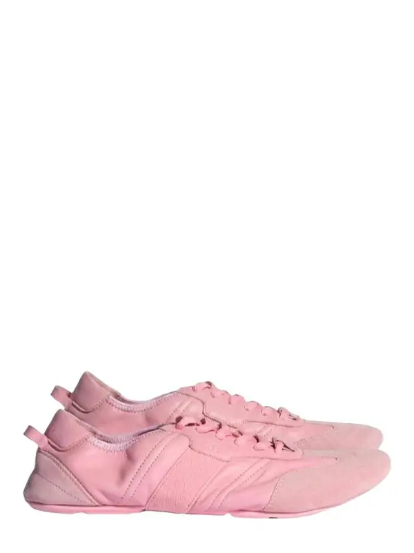 Gucci Suede And Leather Flex Sneakers - Pink