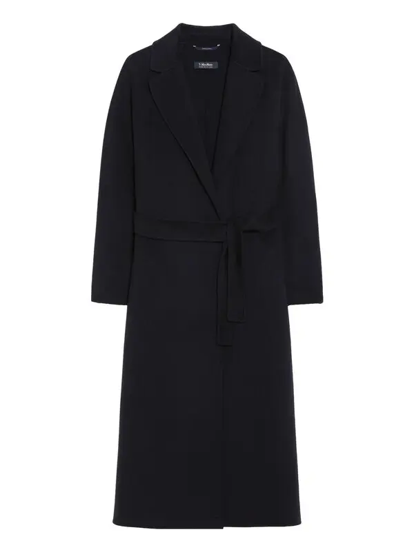Max Mara Esturia Belted Coat - Midnight Blue
