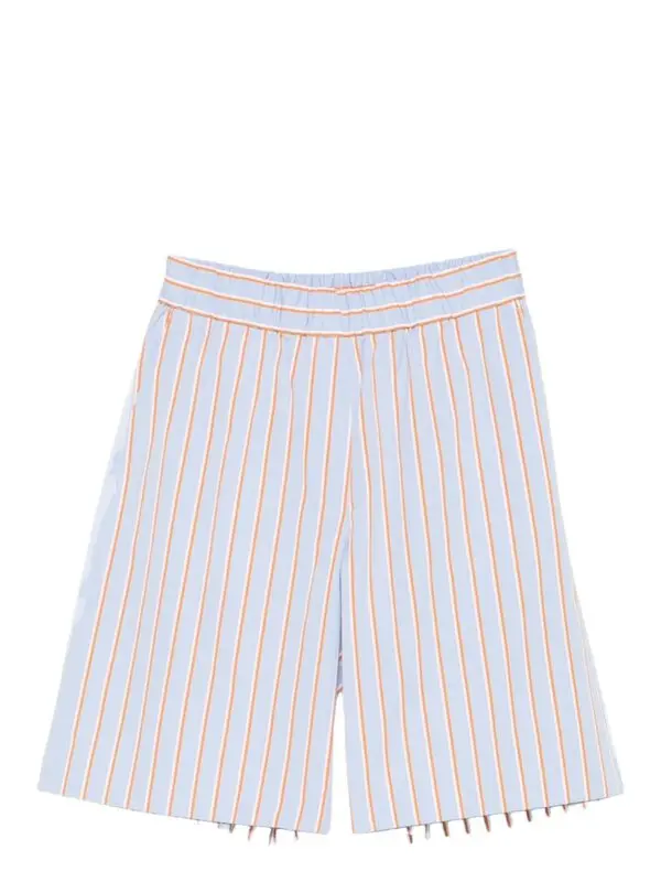 Dries Van Noten Striped Shorts - Blue