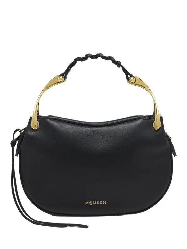 Alexander McQueen Wishbone Mini Bag - Black