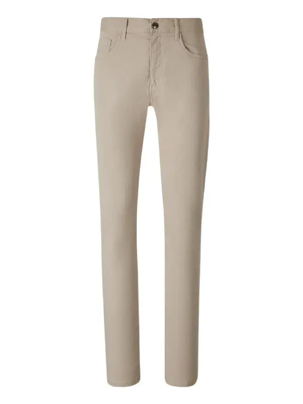 Canali Belted Jeans - Beige