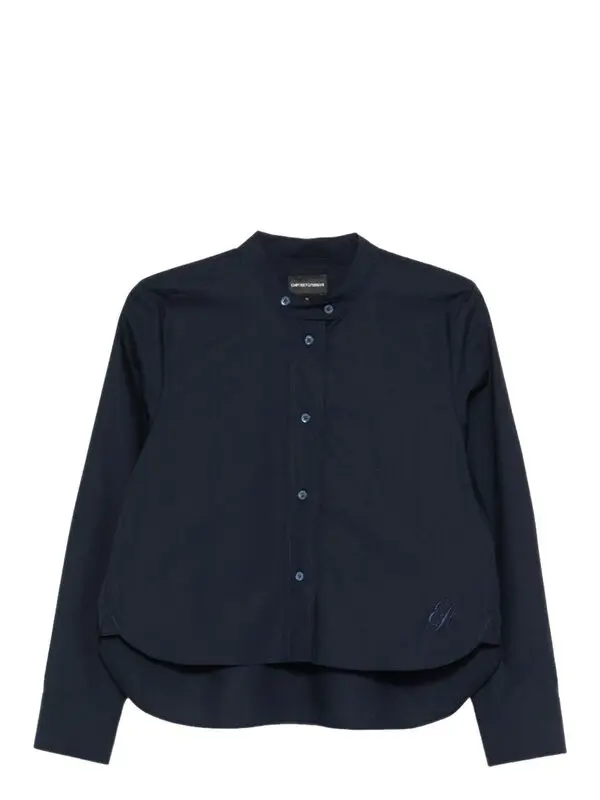 Emporio Armani Embroidered Shirt - Blue