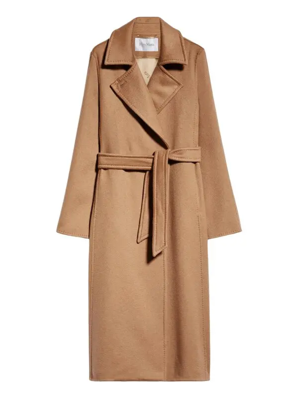 Max Mara Manuela Belted Wrap Coat - Camel