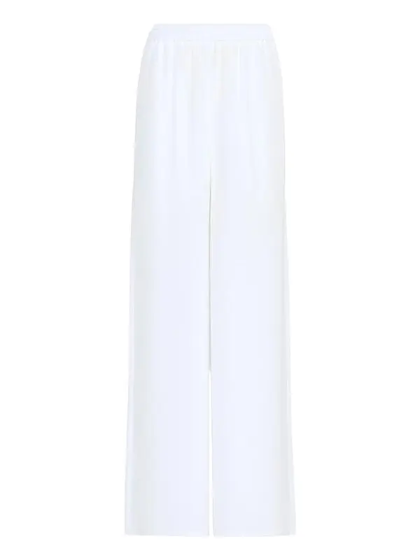 Max Mara Volonta" Wide Leg Trousers - White