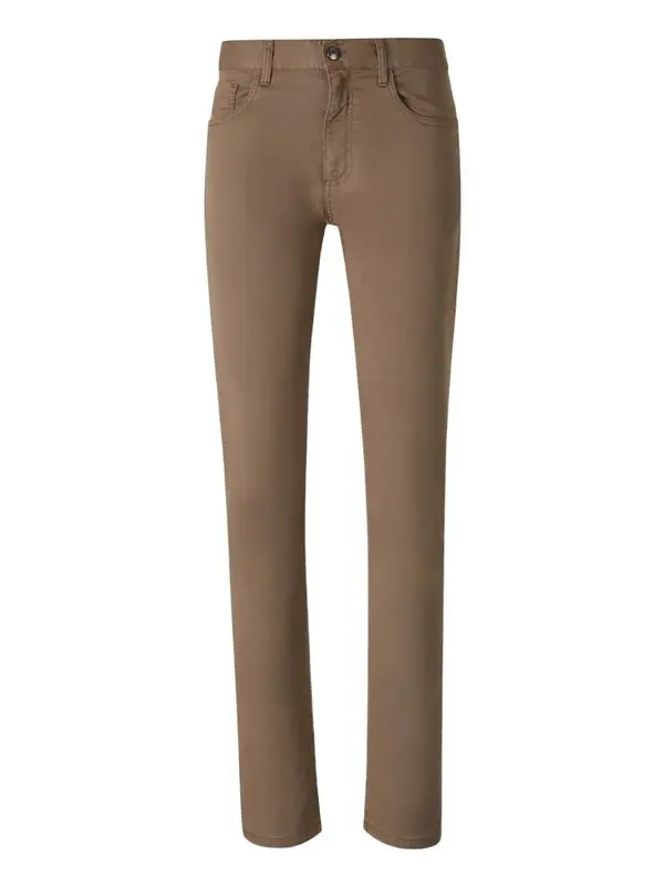 Canali Belted Jeans - Brown