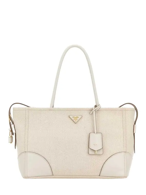 Prada Zippered Handbag - Nude