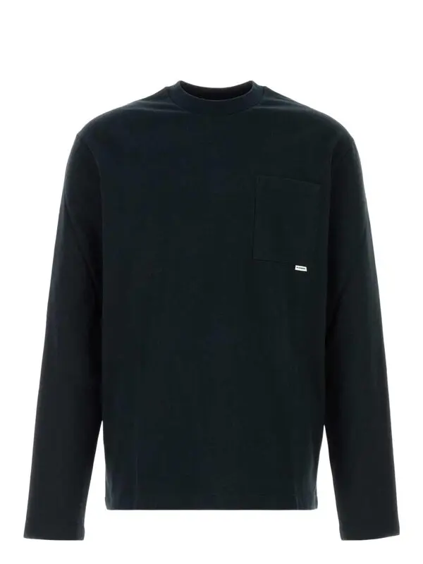 JIL SANDER Chest-pocket Long-sleeve T-shirt - Black