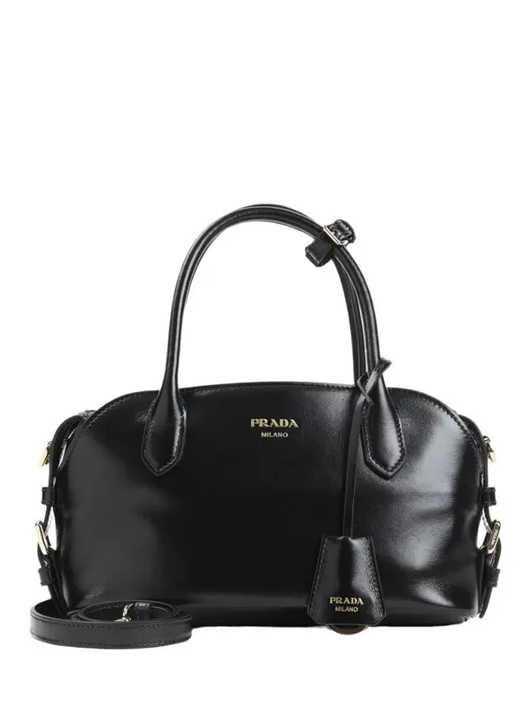 Prada Leather Shoulder Bag - Black