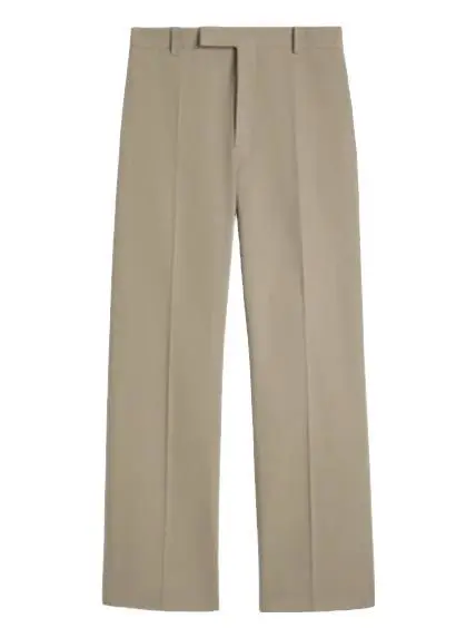 JIL SANDER Tailored Straight Leg Trousers - Khaki