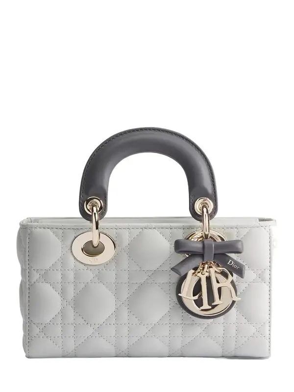 Dior Mini Lady D-joy Bag - Gray