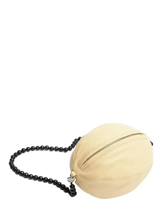 LEMAIRE Balloon Leather Pouch - Nude