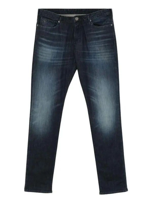 Emporio Armani Belt Loop Jeans - Black