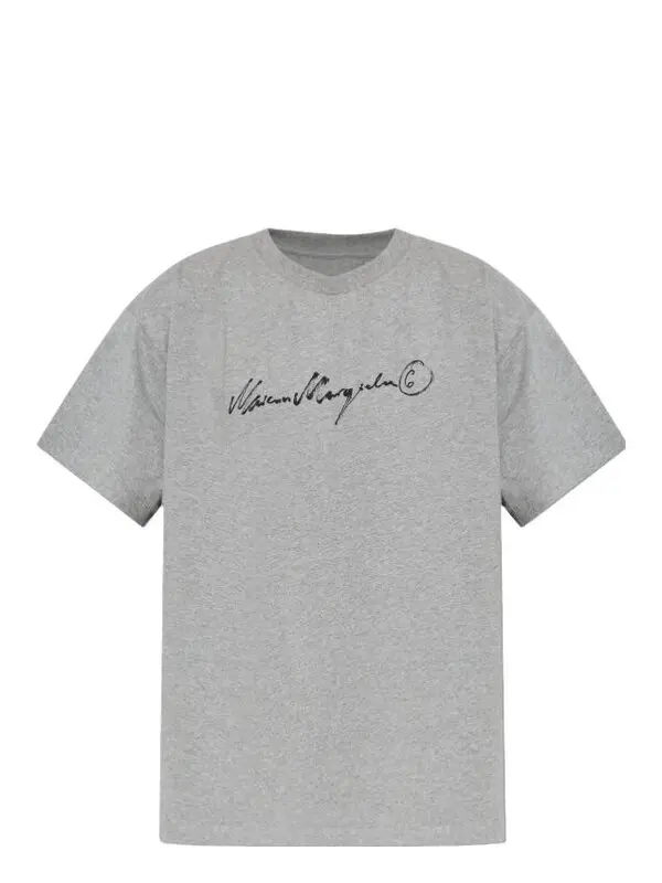 MAISON MARGIELA Logo Print T-shirt - Grey