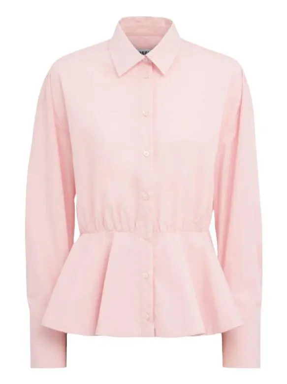 MSGM Cotton Poplin Shirt - Pink